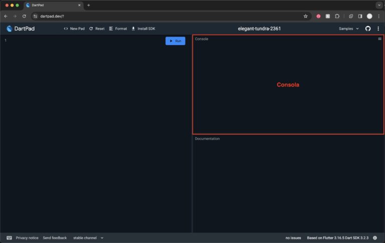 #3 - Presentación de DartPad - Escuela de Tech