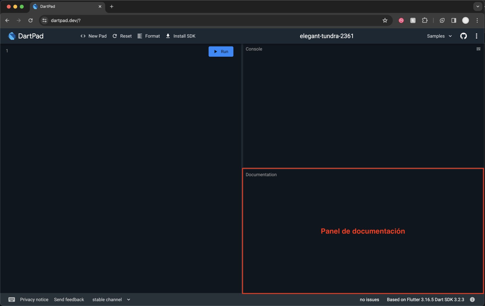 #3 - Presentación de DartPad - Escuela de Tech