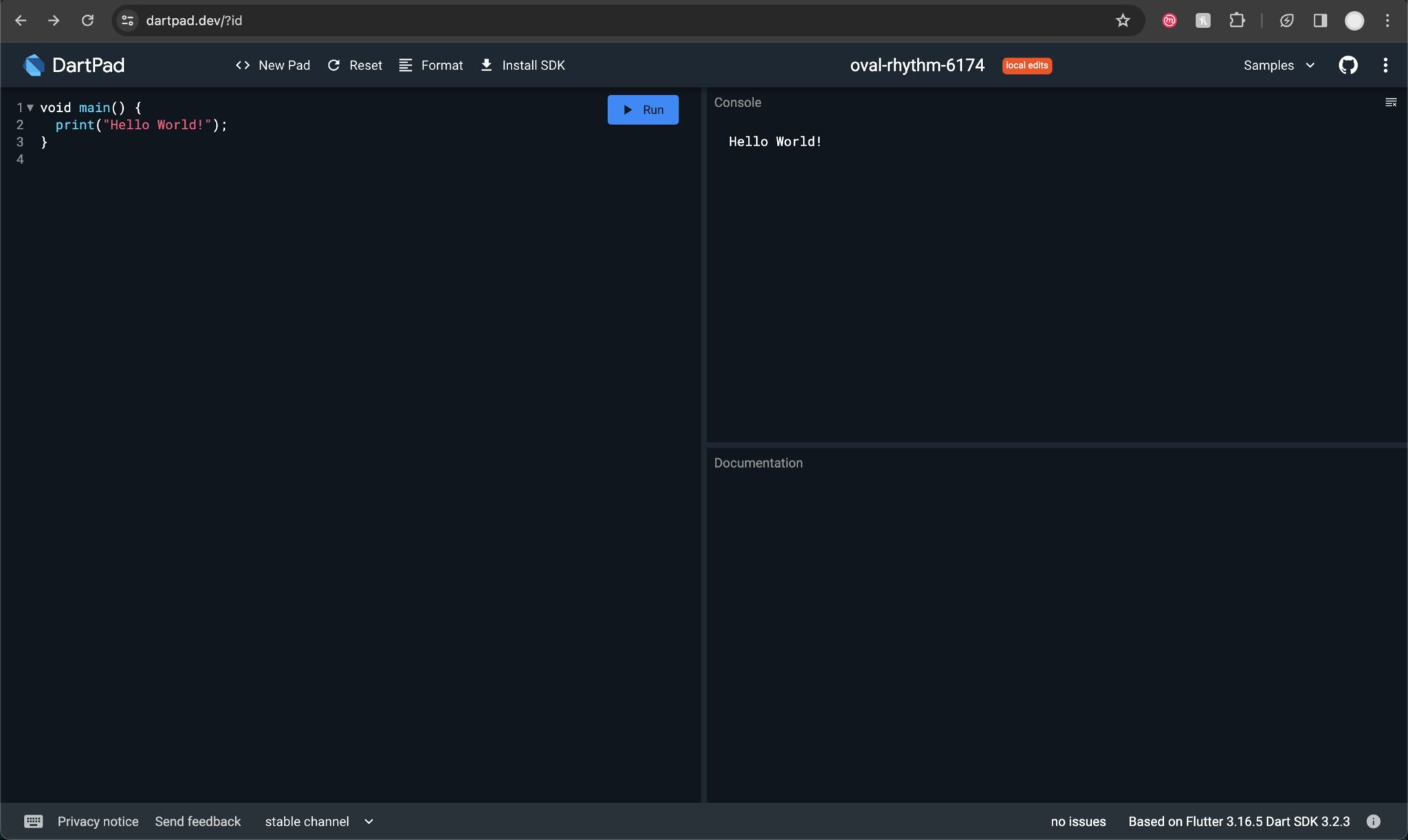 #3 - Presentación de DartPad - Escuela de Tech